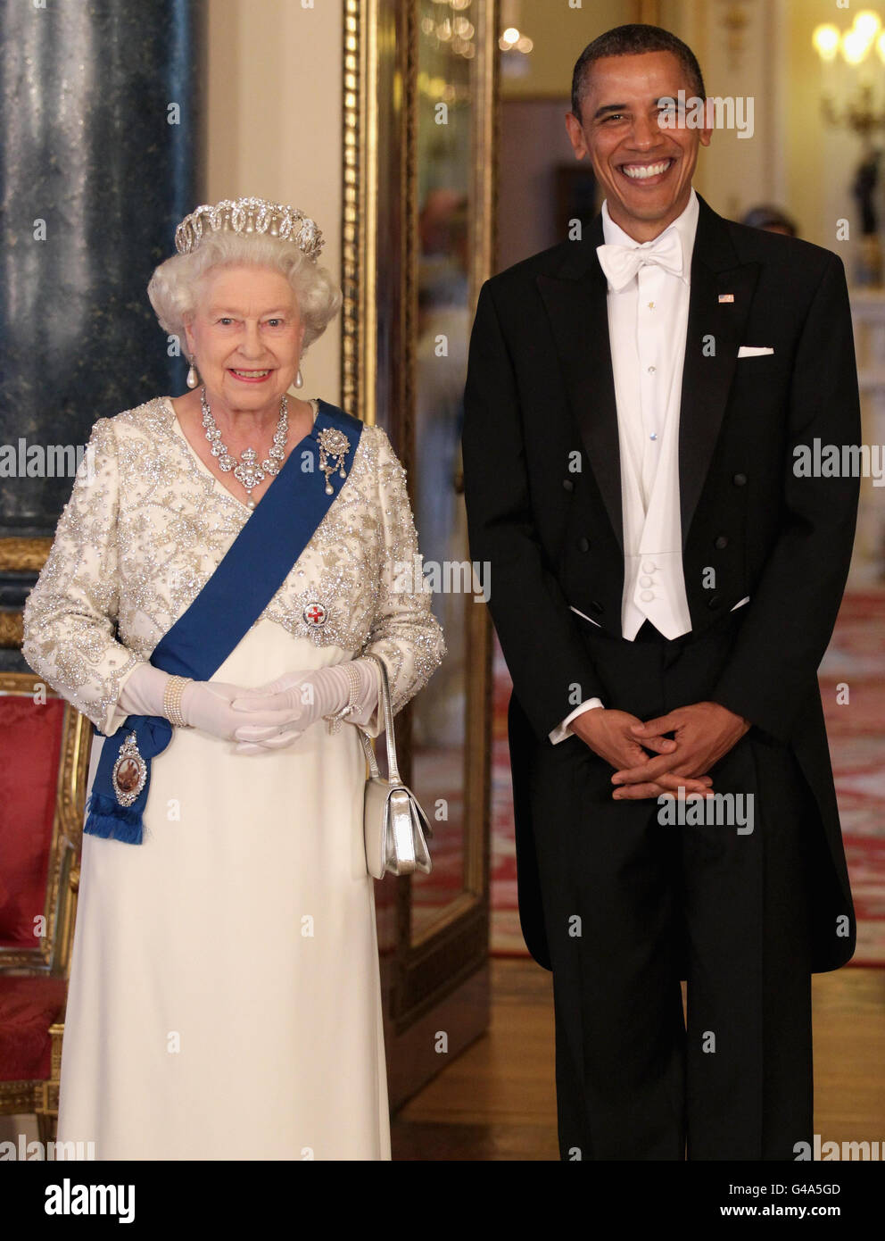 President Obama state visit to UK- Day One Stock Photo - Alamy