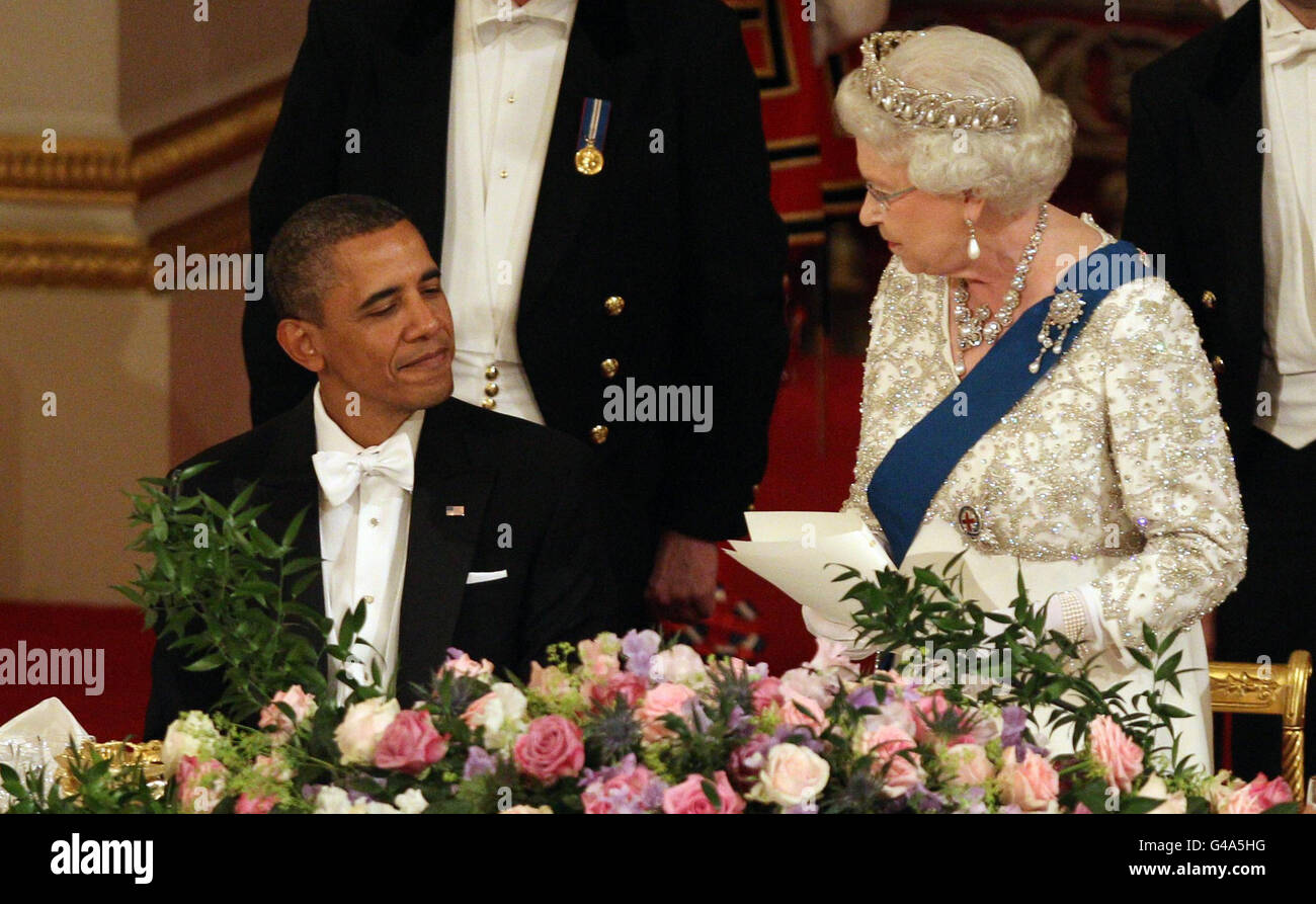 President Obama state visit to UK- Day One Stock Photo - Alamy