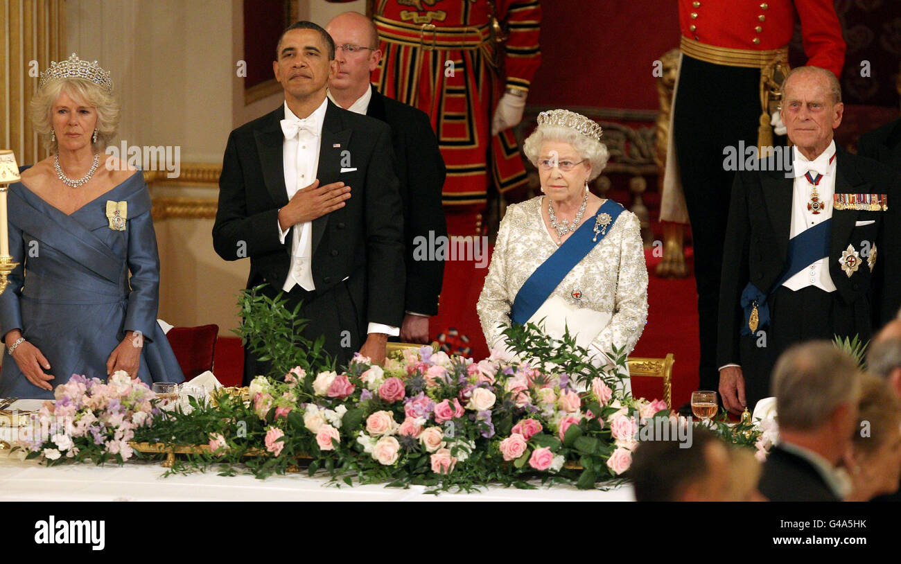 President Obama state visit to UK- Day One Stock Photo - Alamy
