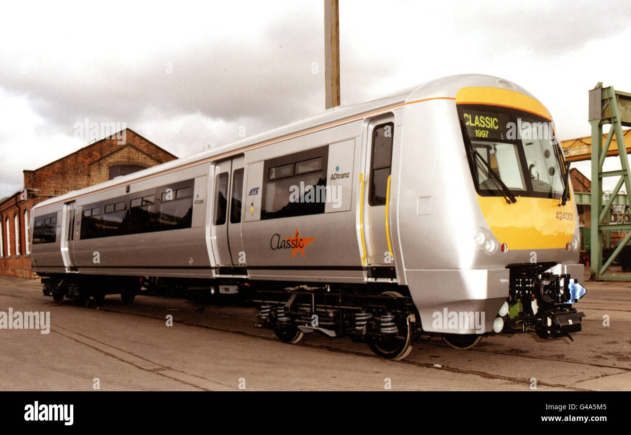 The new 'Classic' train, made by Adtranz in partnership with train ...