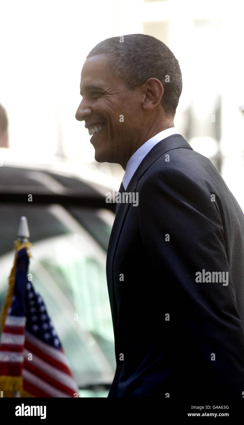 President Obama state visit to UK- Day Two Stock Photo - Alamy