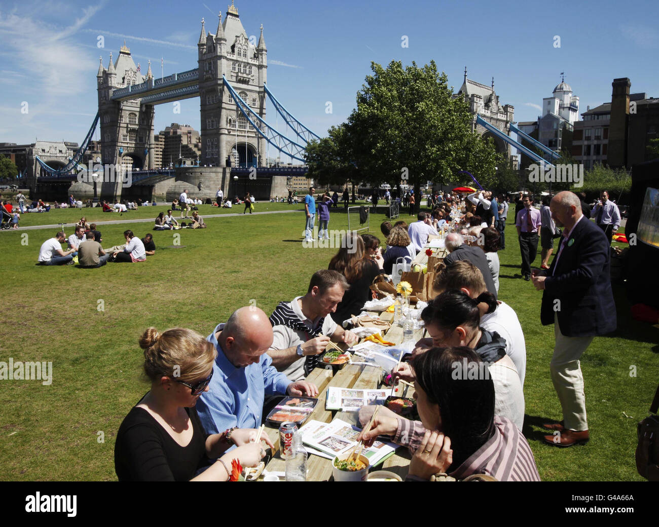 Worlds longest lunch hi-res stock photography and images - Alamy