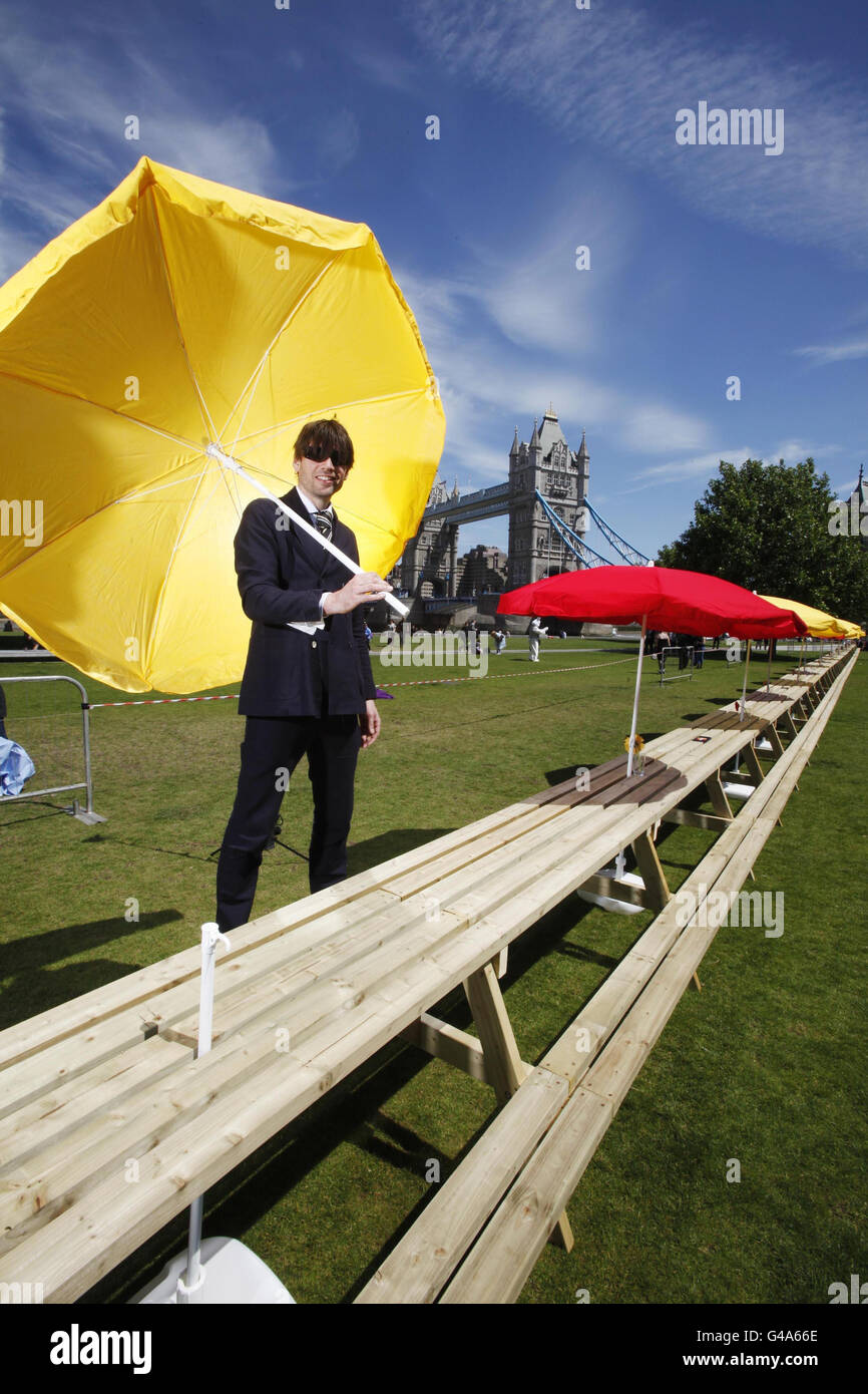 The Big Lunch Stock Photo - Alamy