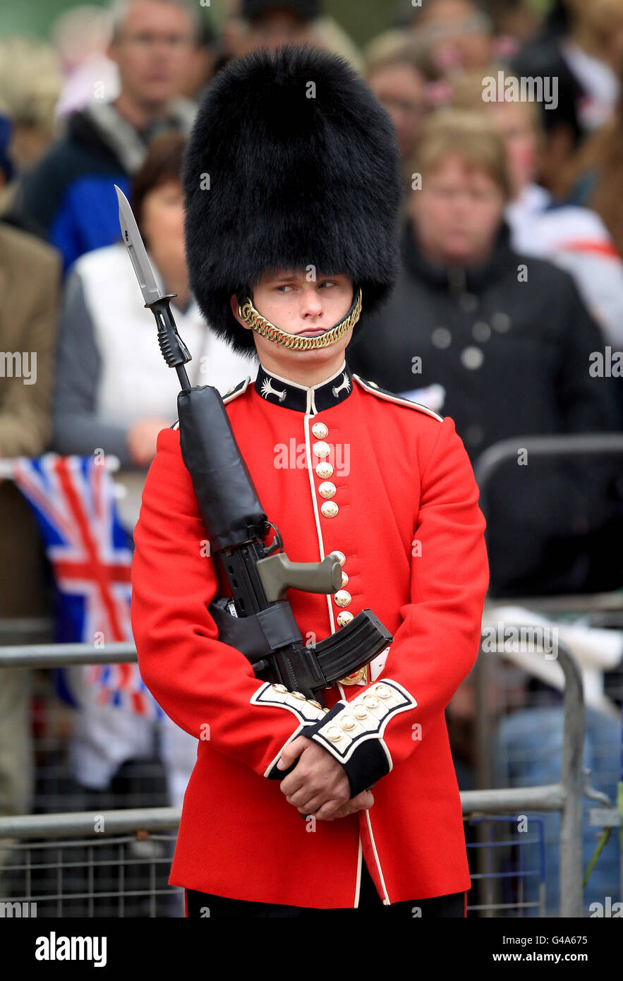 A Royal Guard on The Mall Stock Photo - Alamy
