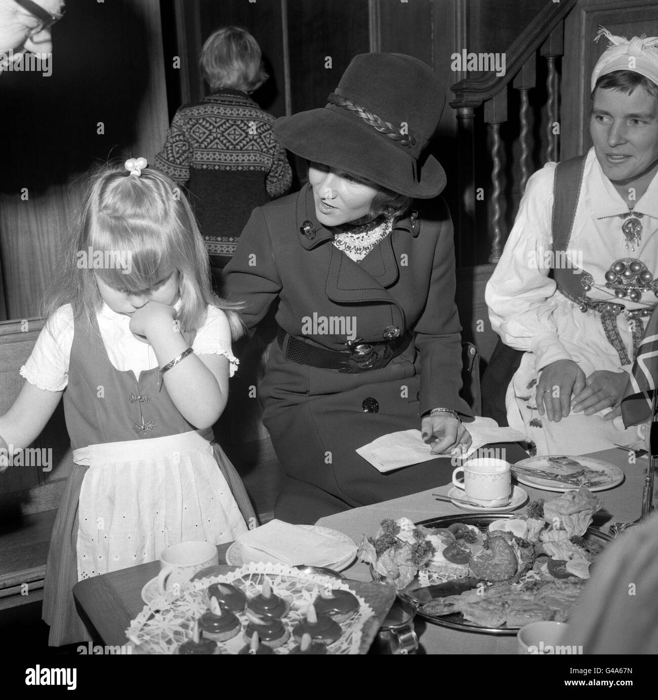 Princess sonja of norway Black and White Stock Photos & Images - Alamy