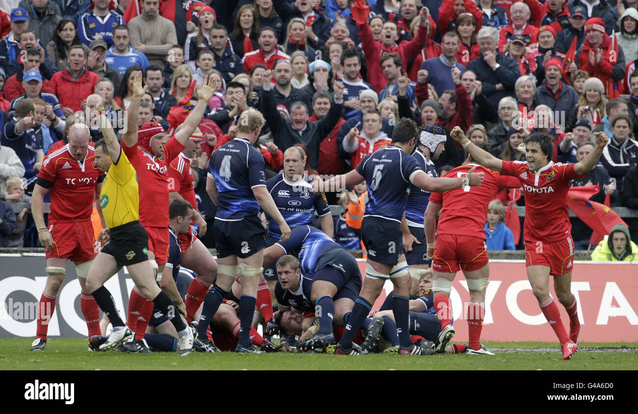 Rugby Union - Magners League - Final - Munster v Leinster - Thomond ...