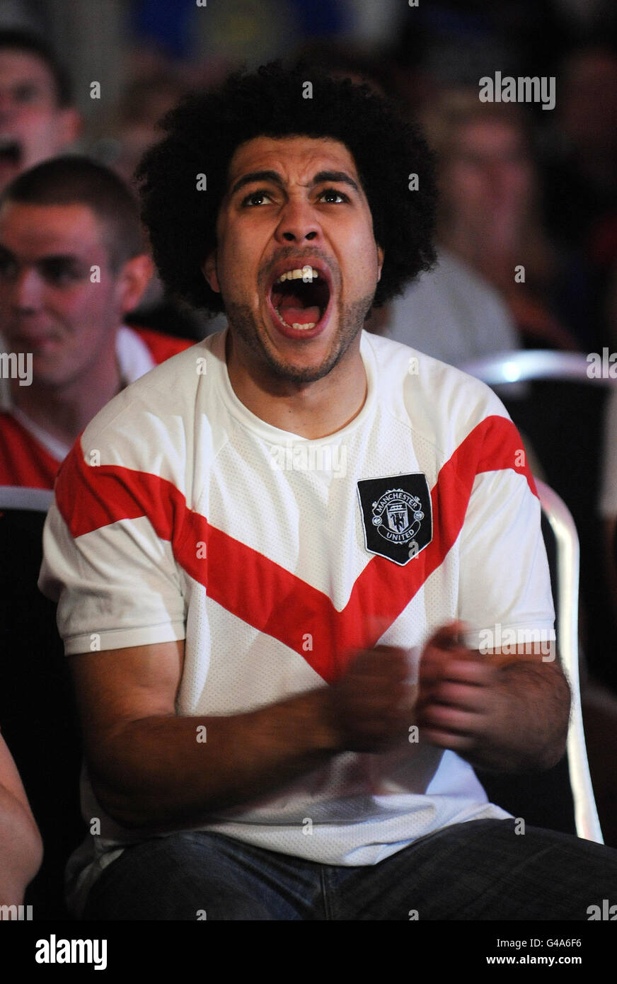 Fan party manchester hi-res stock photography and images - Alamy