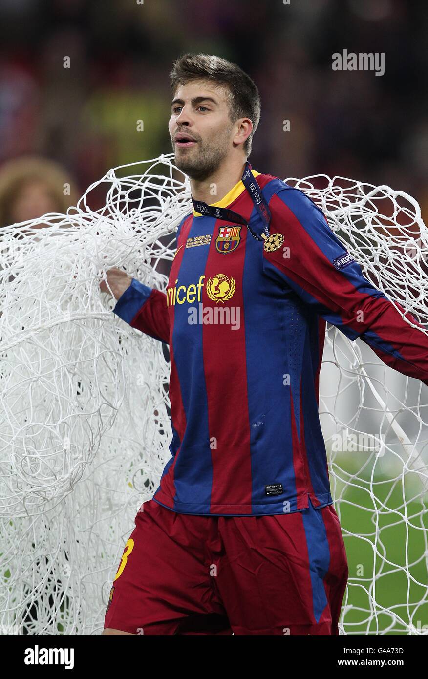 Gerard pique celebration hi-res stock photography and images - Alamy