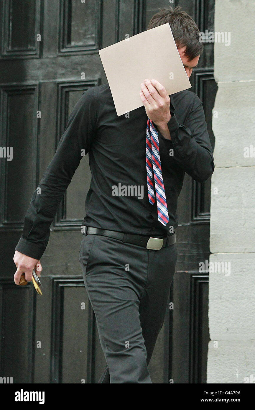 Craig Bateson leaves Nenagh Courthouse, North Tipperary, after giving ...