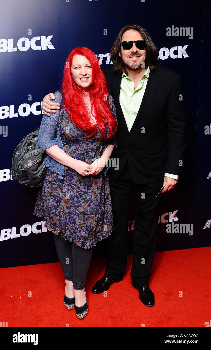 Jane Goldman and Jonathan Ross arrive at the premiere of Attack The ...