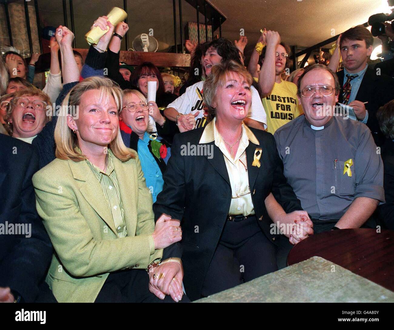 Delight for the people of Elton as Jean Jones (centre) the Campaign ...