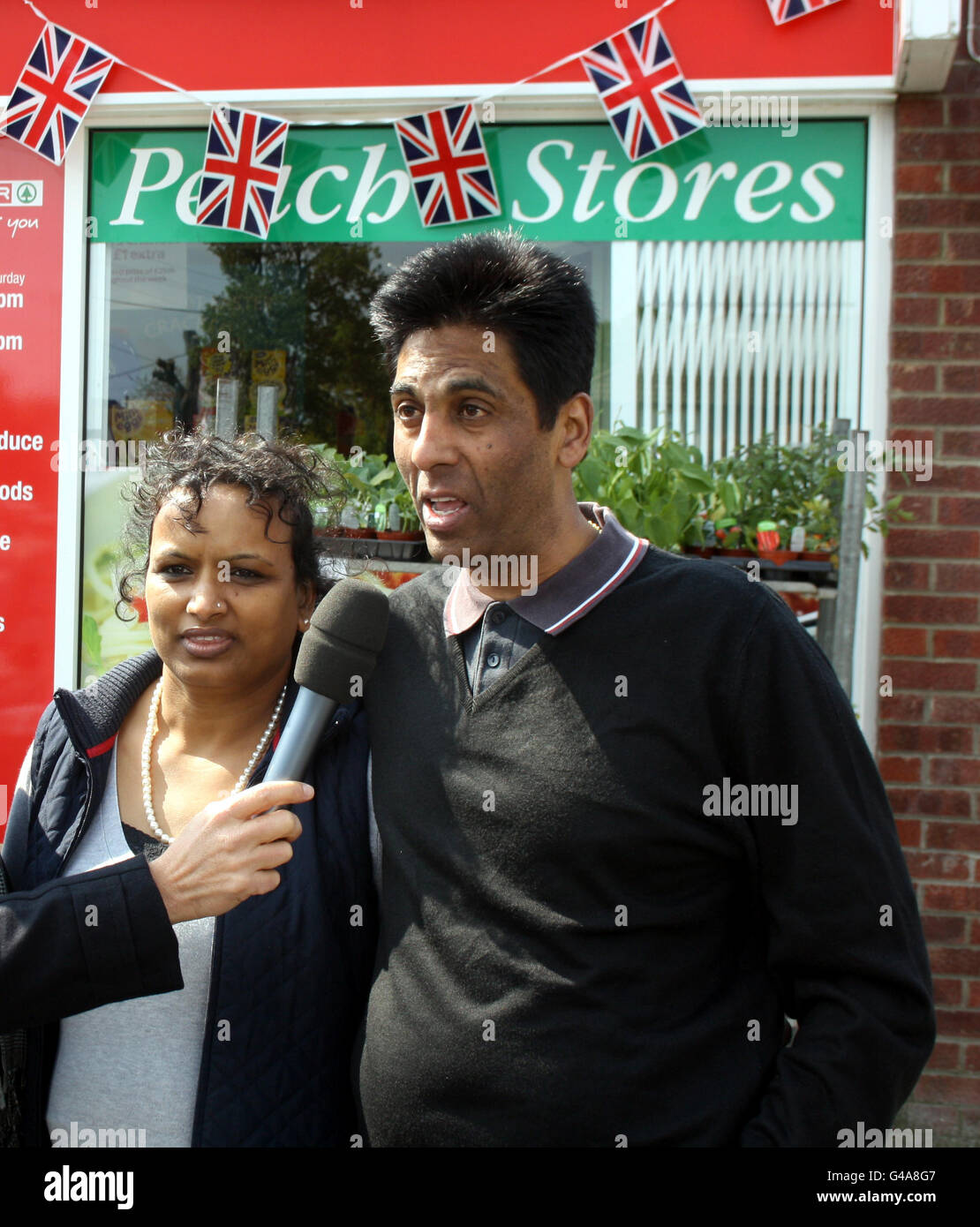 Chan and Hasmukh Shingadia Stock Photo - Alamy