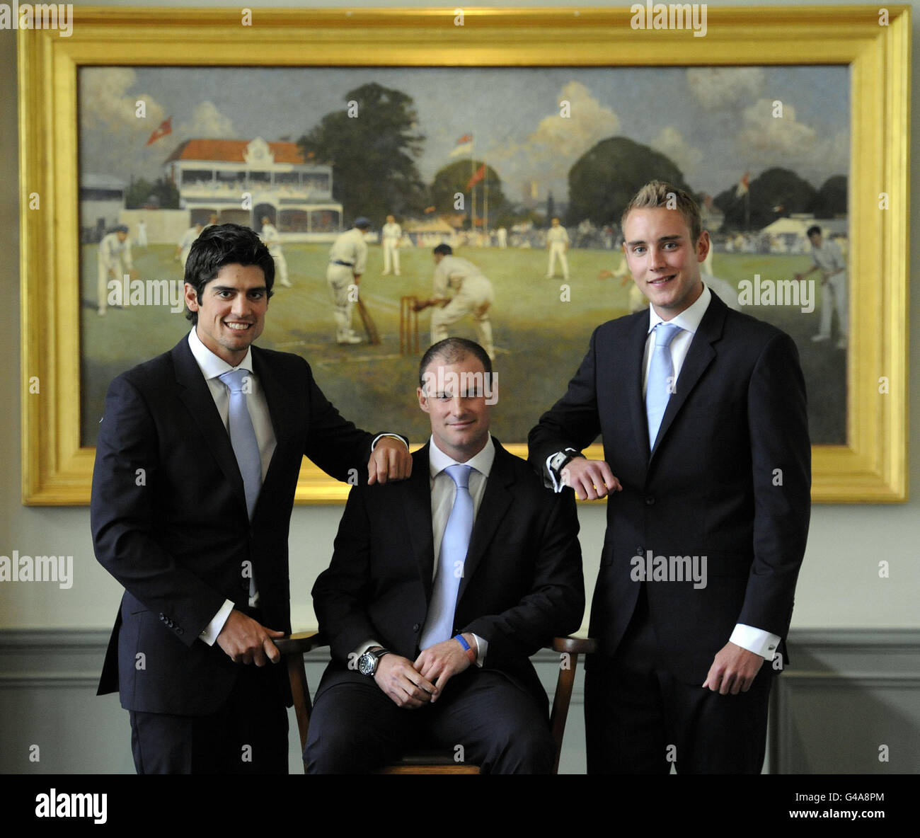 Cricket - England Press Conference - Lords Stock Photo - Alamy