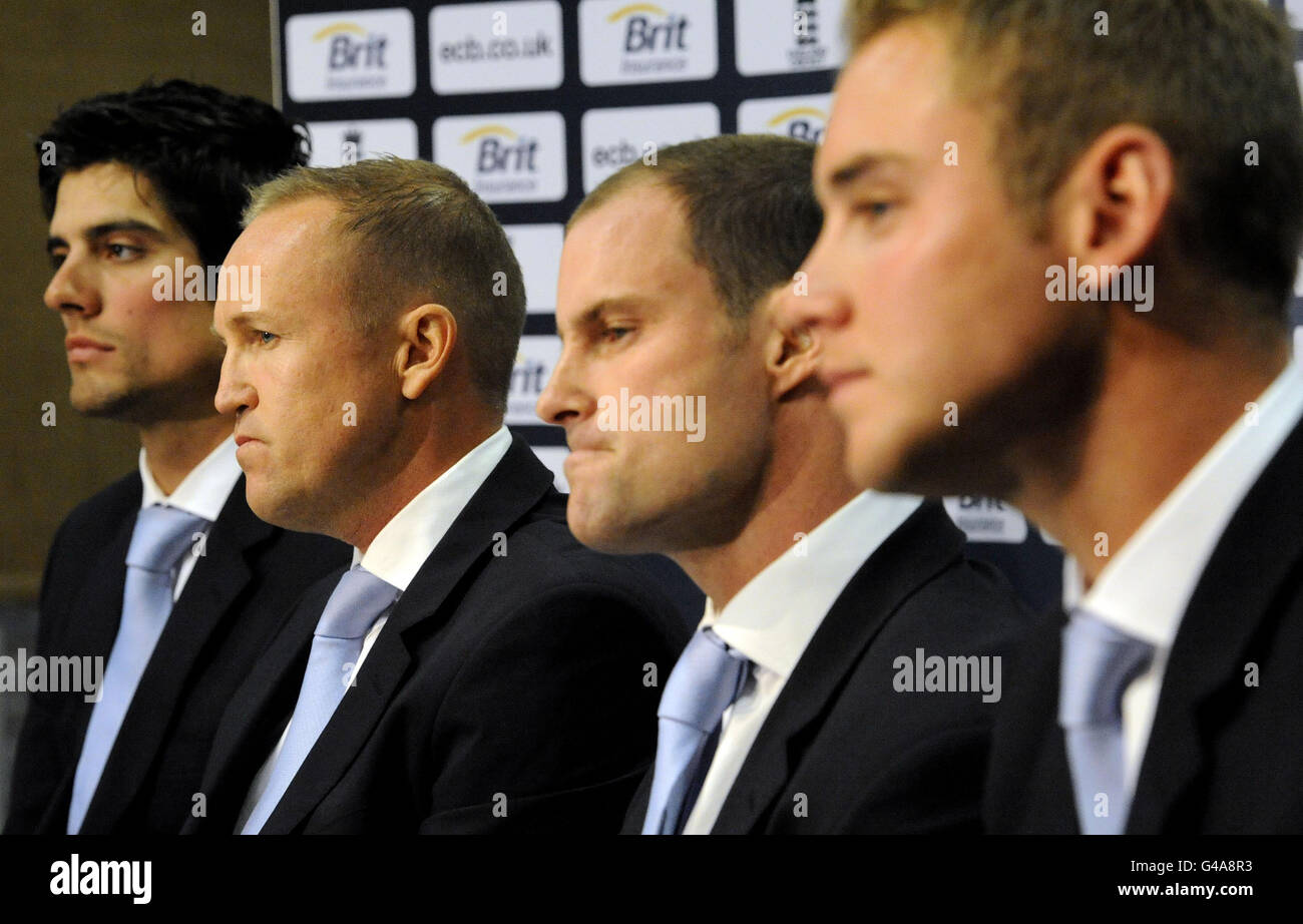 Cricket - England Press Conference - Lords Stock Photo - Alamy