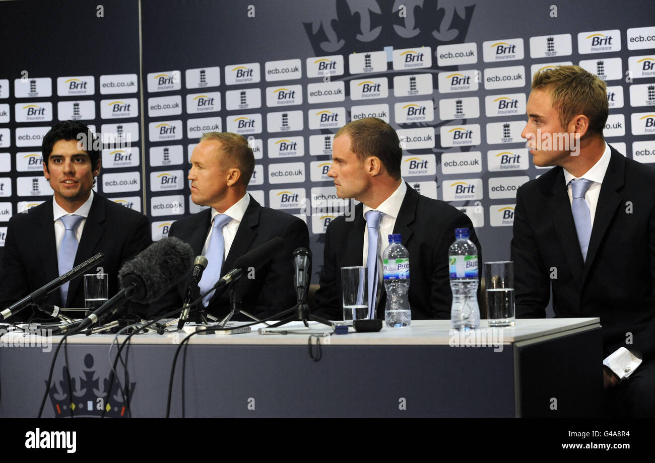 Cricket - England Press Conference - Lords Stock Photo - Alamy