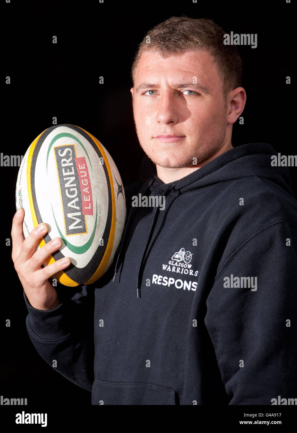 Glasgow Warriors' stand off Duncan Weir during a team announcement at ...