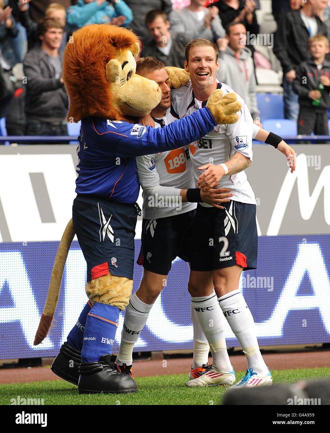 Bolton wanderers mascot lofty lion hi-res stock photography and images ...