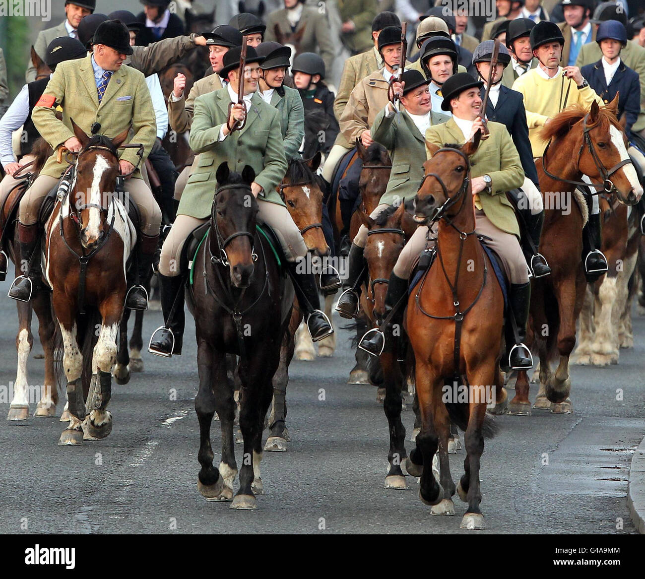 Hawick common riding ride out hi-res stock photography and images - Alamy
