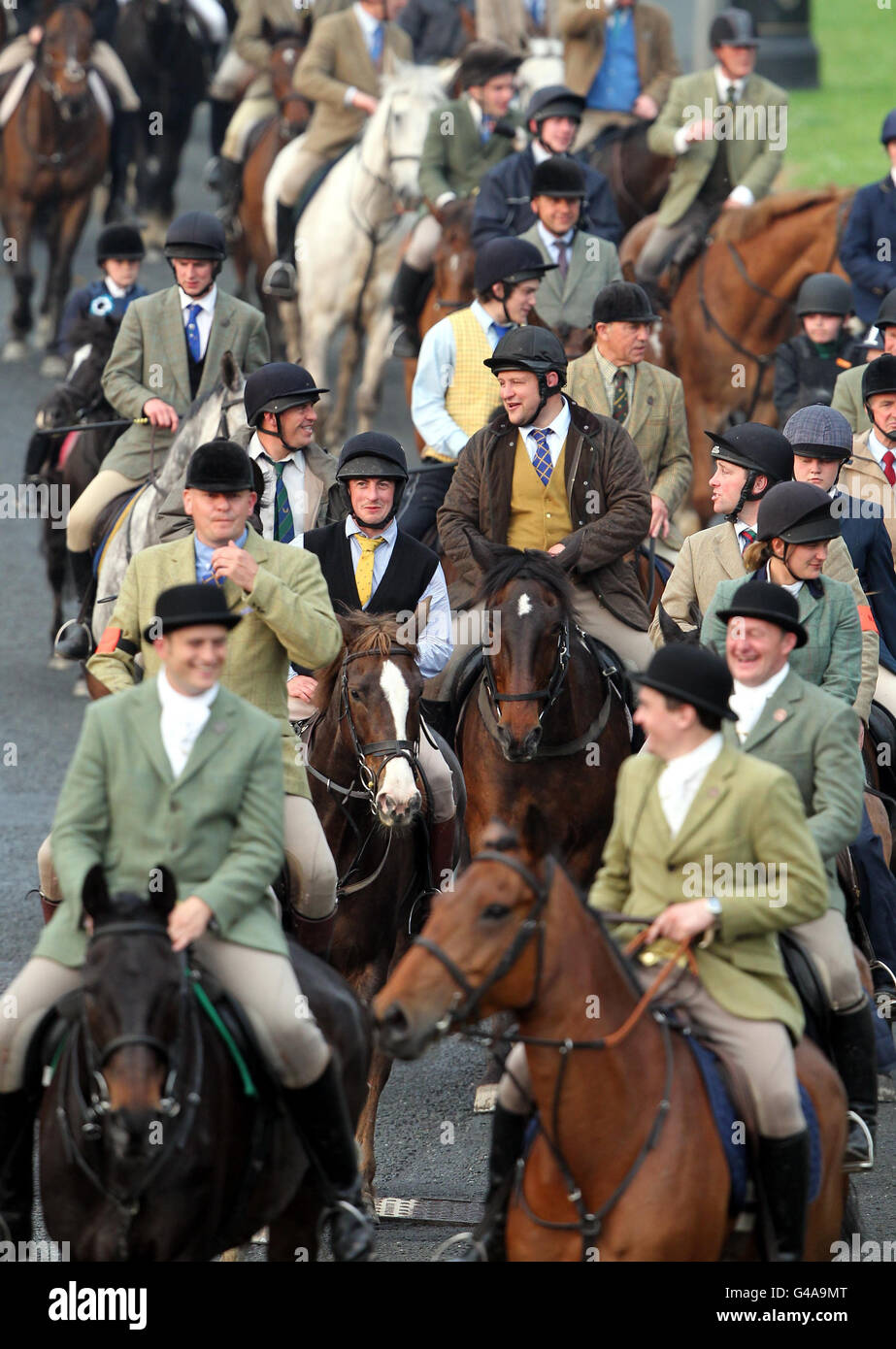 Hawick common riding ride out hi-res stock photography and images - Alamy