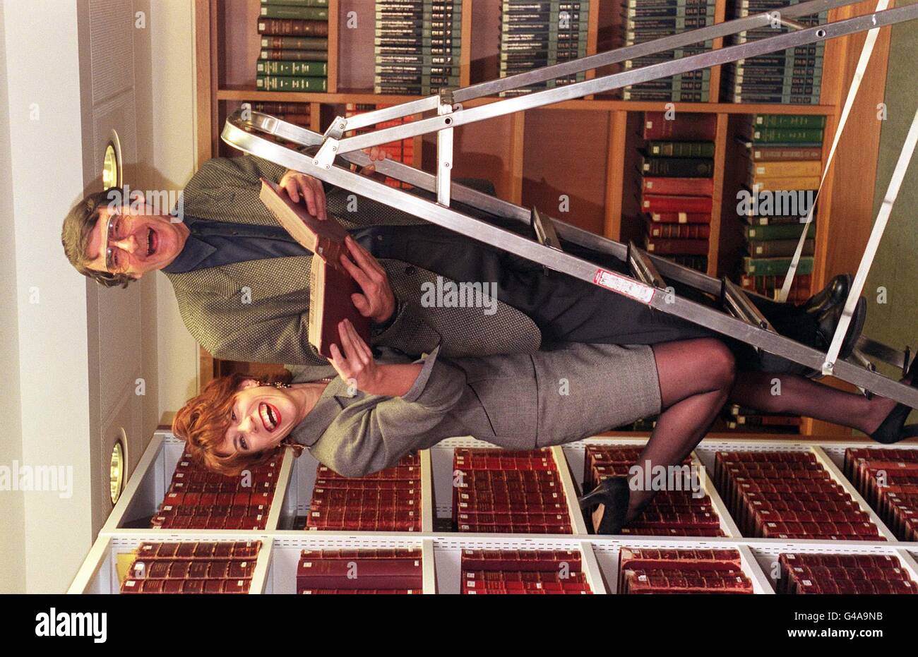 Australian author kathy lette and david lodge hi-res stock photography ...