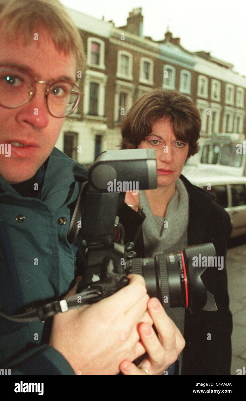 CATERER CLARE LATIMER PUSHES PAST FREELANCE PHOTOGRAPHER ANDREW MURRAY ...