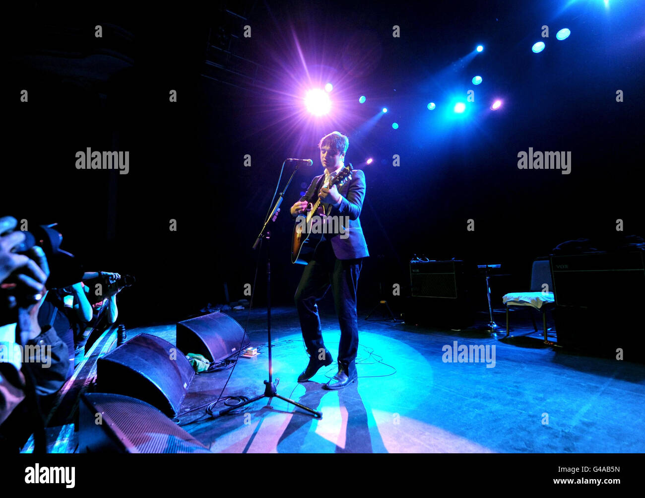 Pete Doherty - O2 Shepherd's Bush 02 Empire - London Stock Photo - Alamy