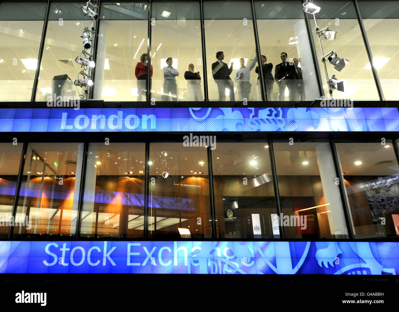 FTSE 100. The London Stock Exchange building, London Stock Photo - Alamy