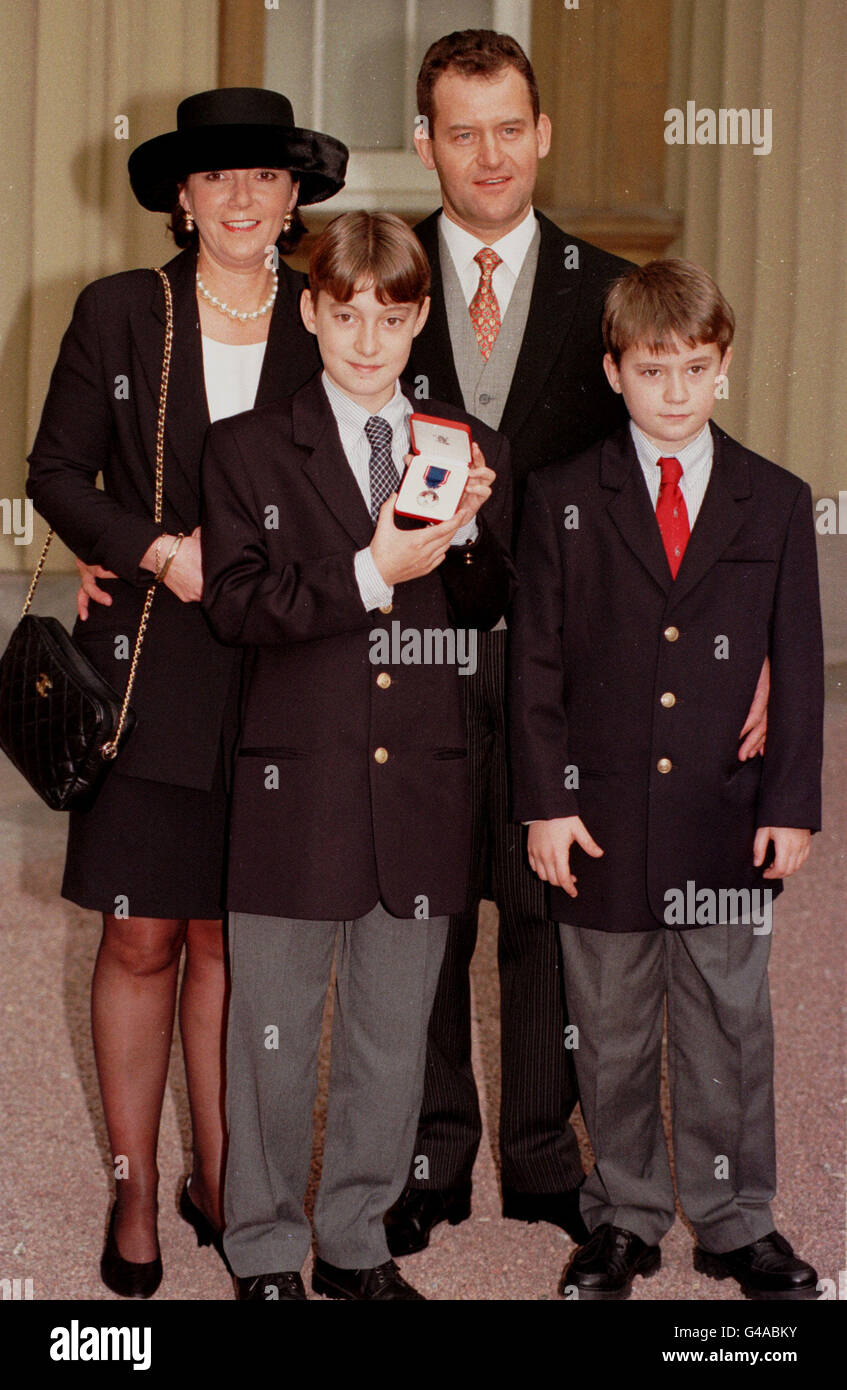 Former butler to Diana, Princess of Wales Paul Burrell with his wife ...