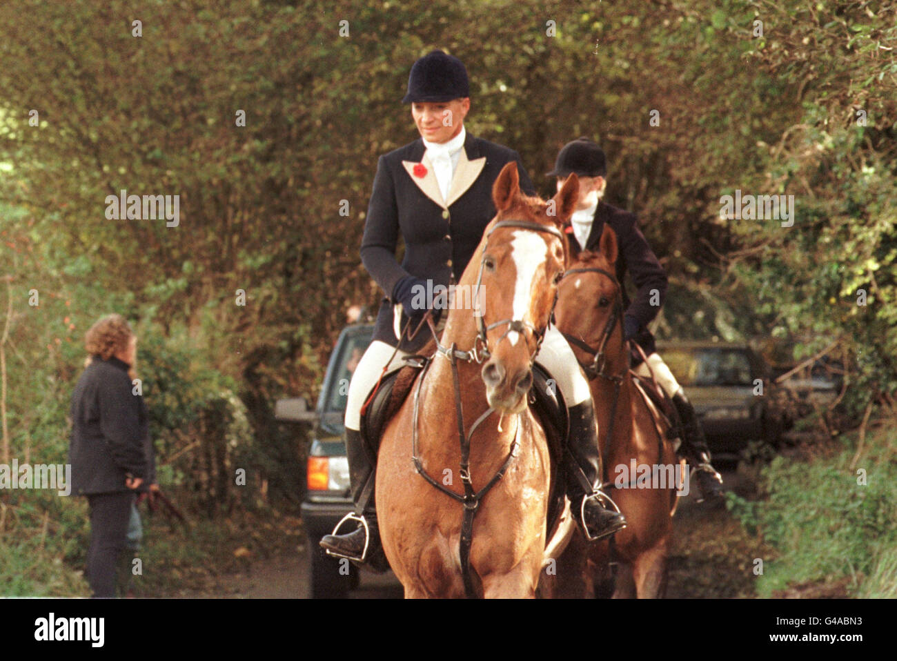 Princess michael of kent enjoys a days hunting hi-res stock photography ...