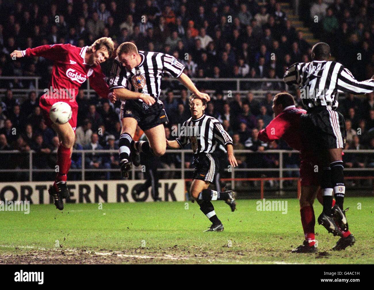 NEWCASTLE Watson goal Stock Photo - Alamy