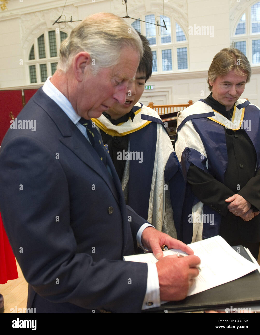 Prince Charles visits the Royal College of Music Stock Photo - Alamy