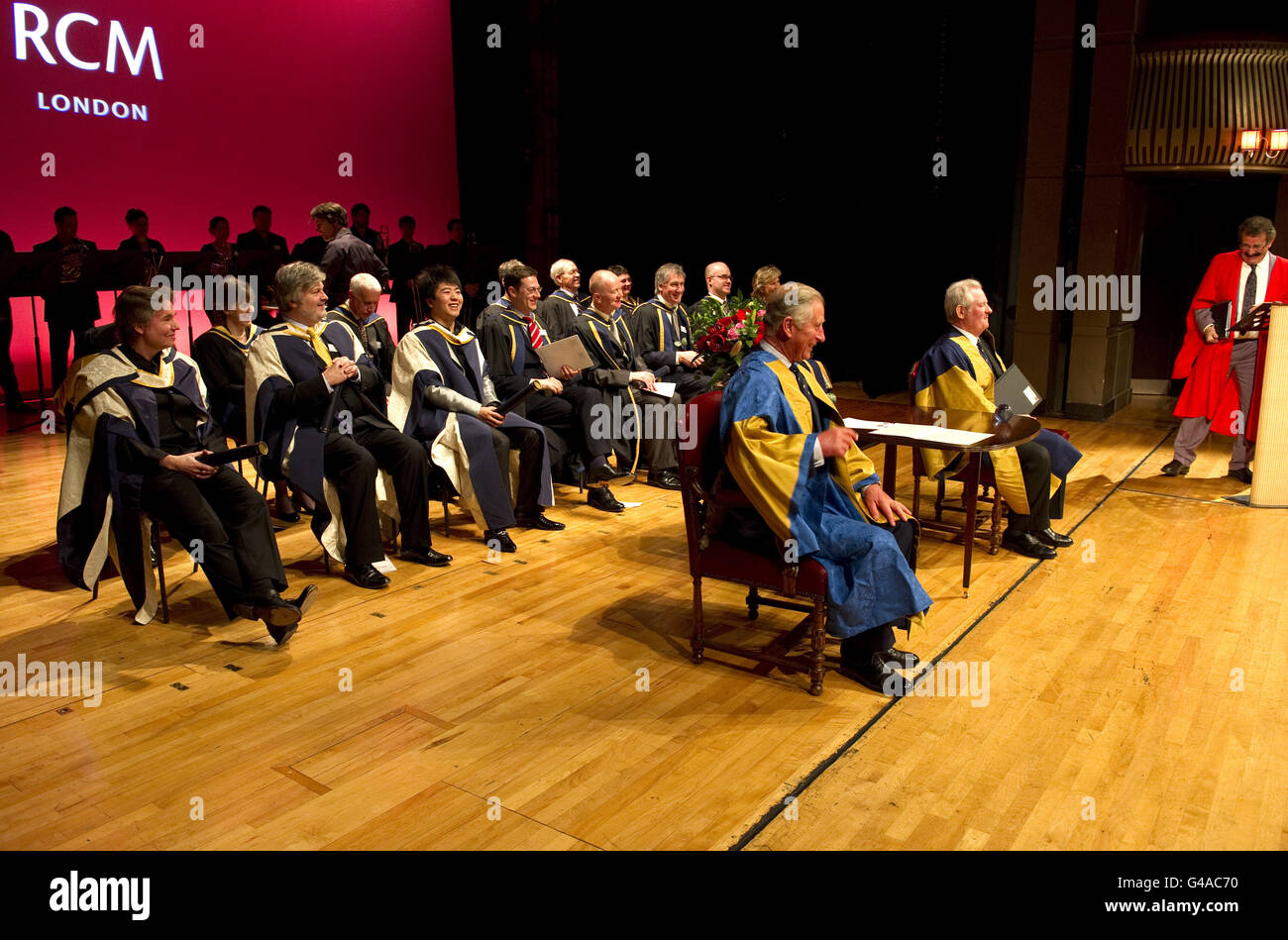 Prince Charles visits the Royal College of Music Stock Photo - Alamy