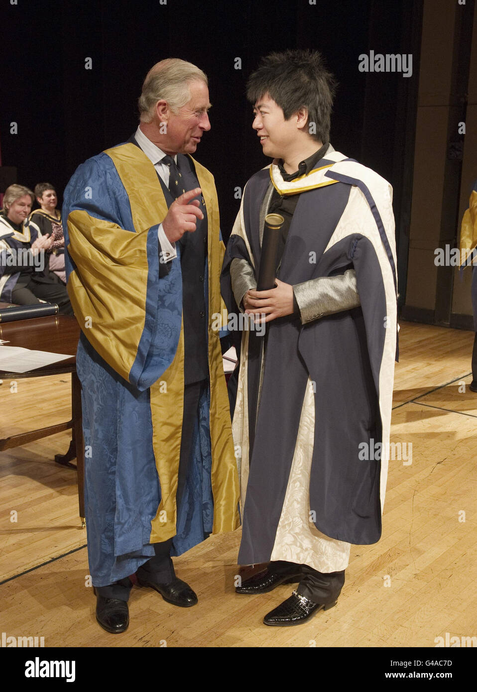 Prince Charles visits the Royal College of Music Stock Photo - Alamy