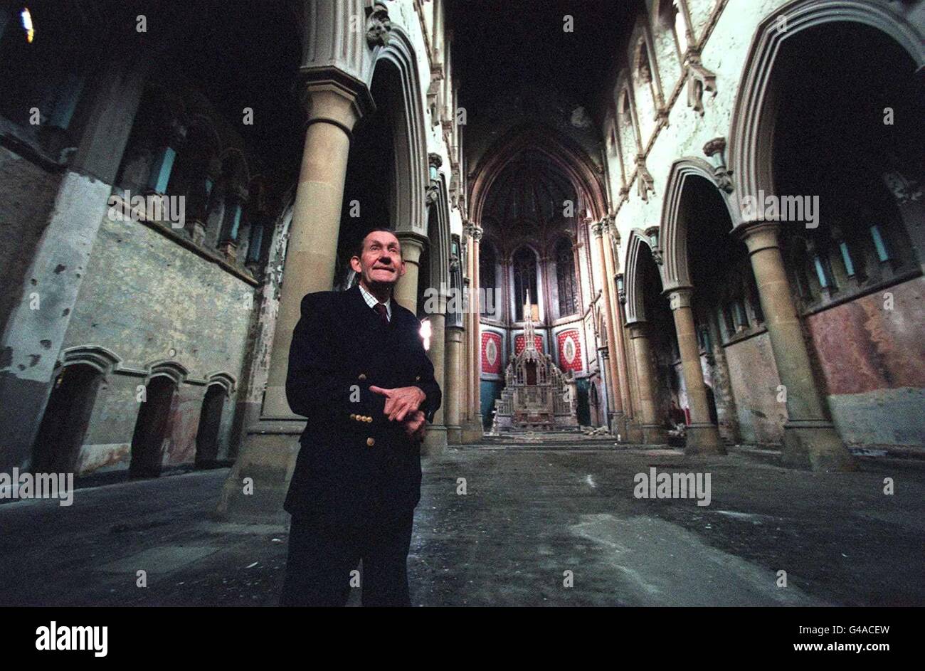 Christopher Dickens stands inside one of the world's most endangered ...