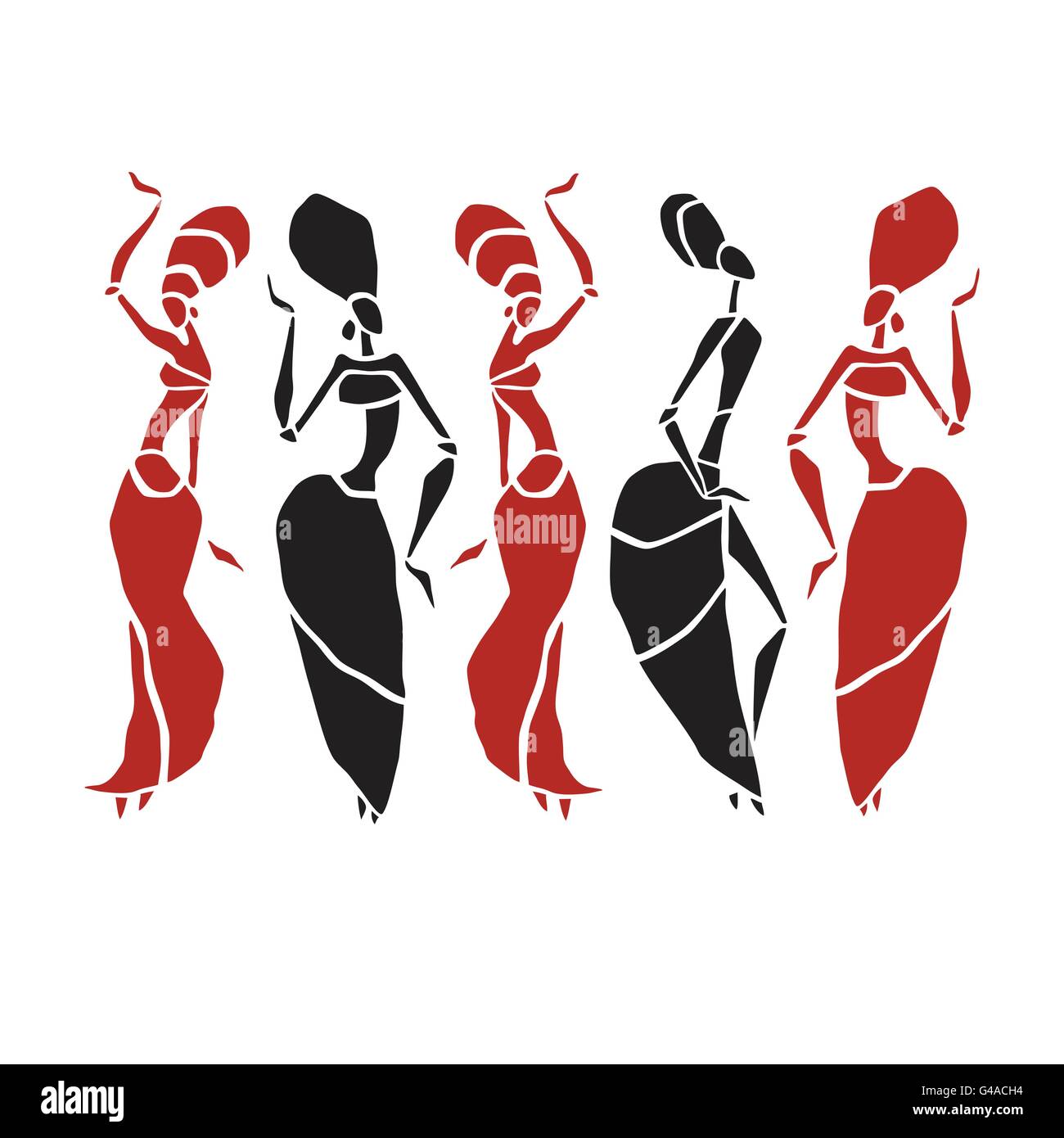 Greek dancers Stock Vector Images - Alamy
