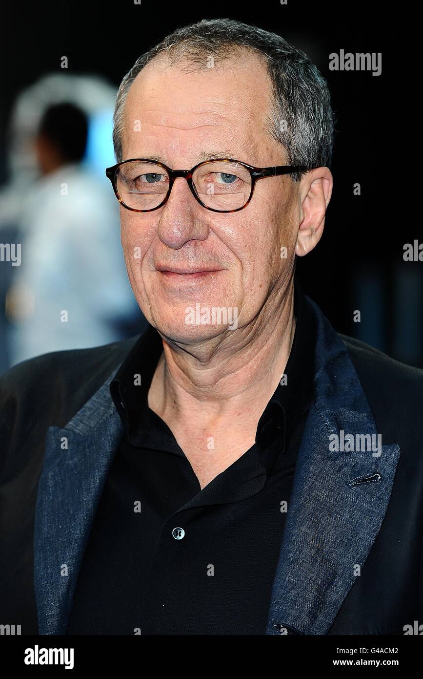 Geoffrey Rush arriving for the UK film premiere of Pirates of the ...