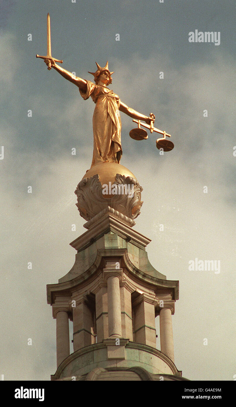 Old Bailey Scales of Justice Stock Photo - Alamy