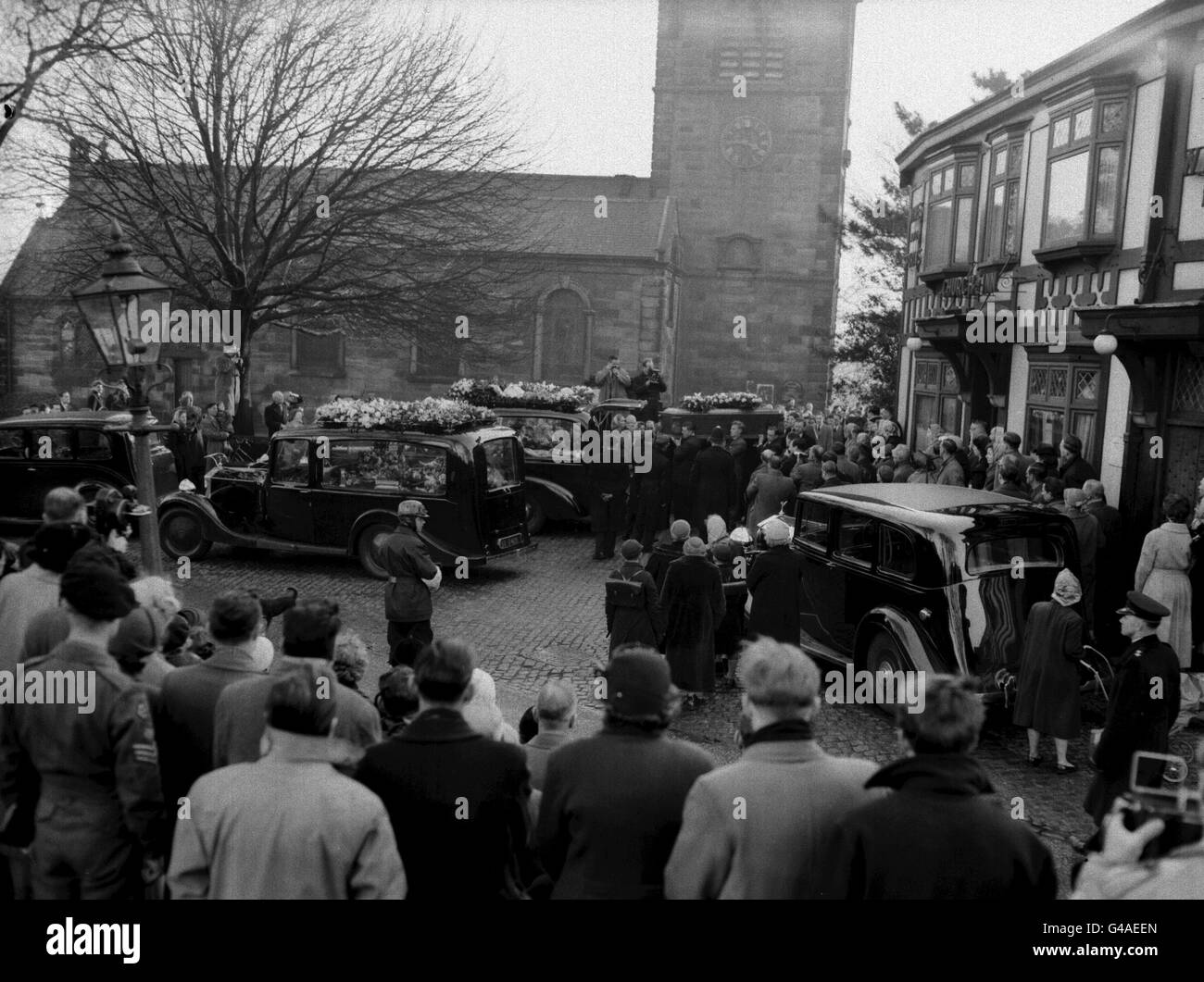 THE COFFIN OF ROGER BYRNE Stock Photo - Alamy