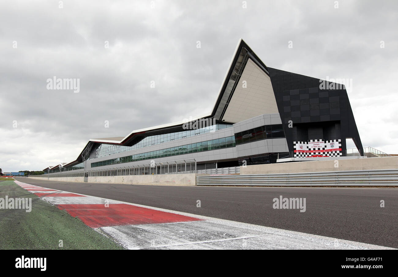 Motor Racing - Opening of the new Silverstone Wing Stock Photo - Alamy