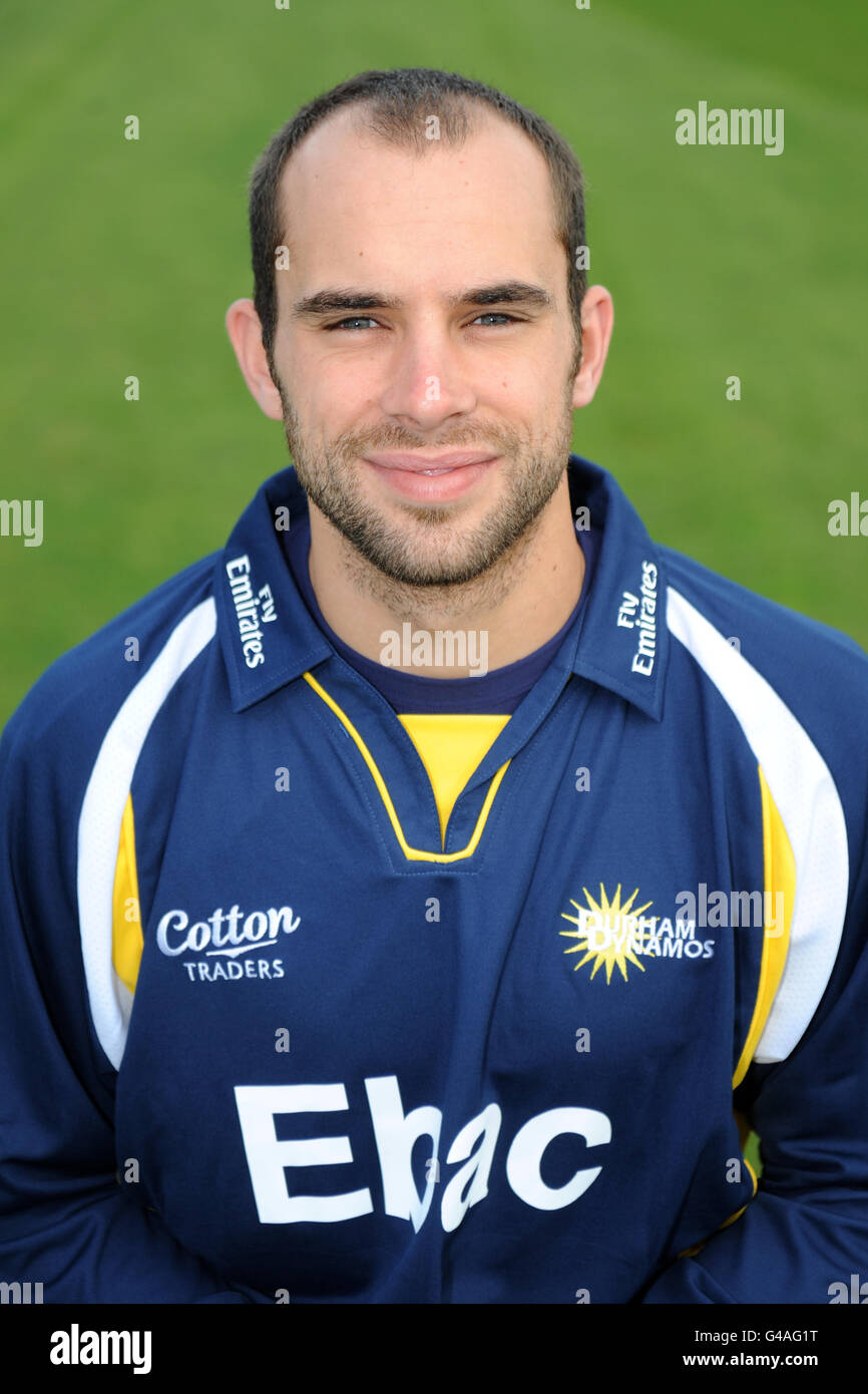 Cricket durham county cricket club photocall hi-res stock photography ...