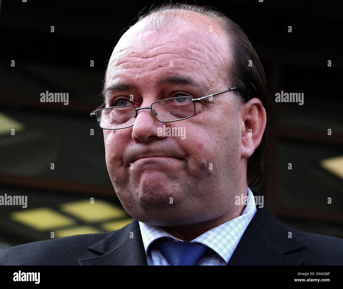 Peter Morris brother of Claire Morris speaks to the media outside the ...