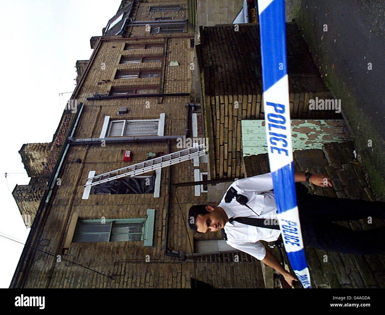 Police broken window photo hi-res stock photography and images - Alamy