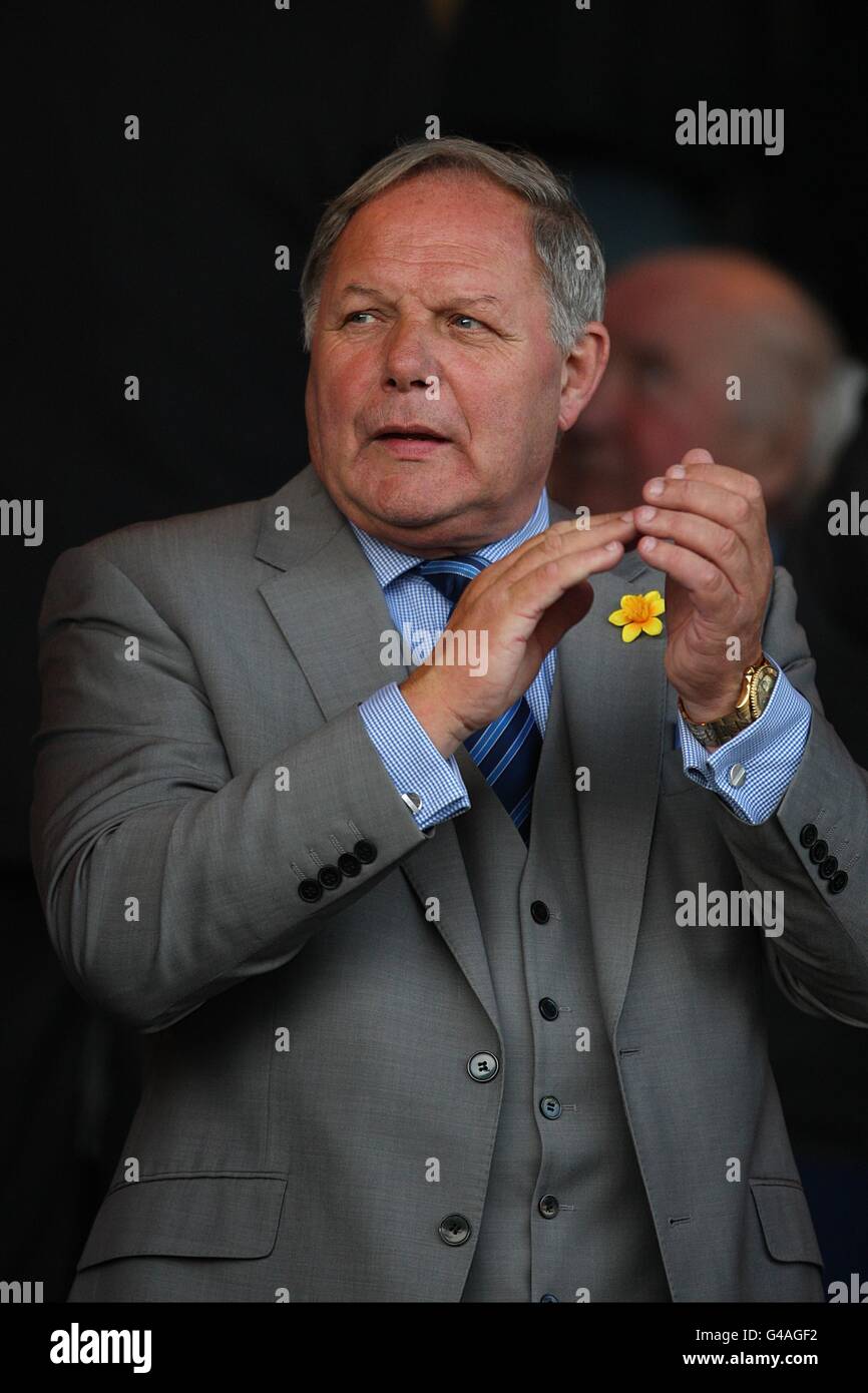 Peterborough united director of football barry fry in the stands hi-res ...