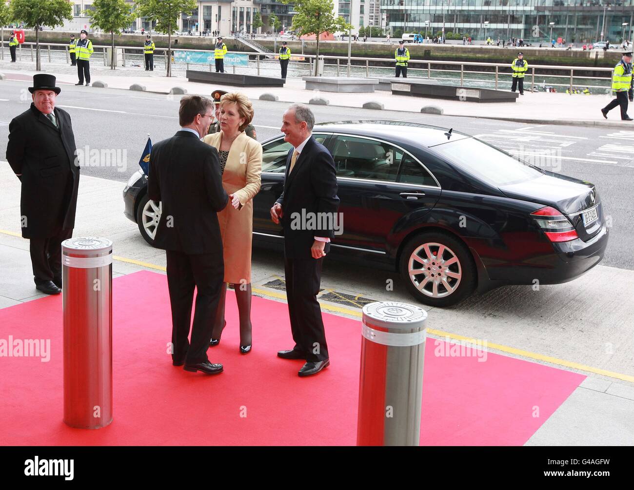 Irish President Mary McAleese and her husband Dr Martin McAleese ...