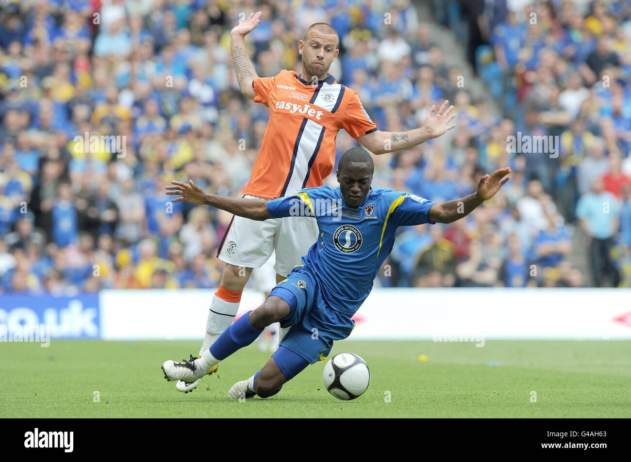 Play Off Final At The City Of Manchester Stadium High Resolution Stock ...