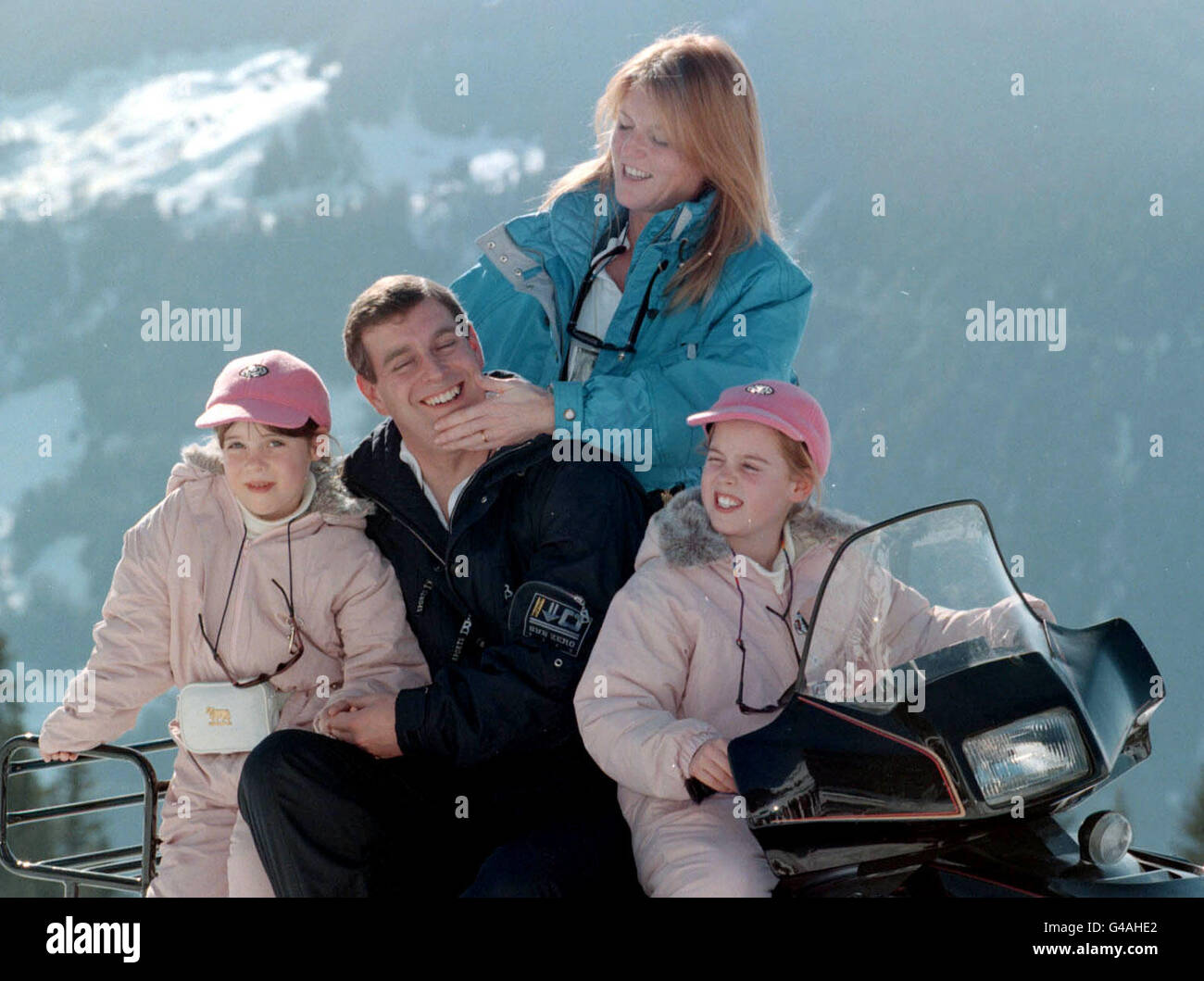 The Duchess of York gives former husband the Duke of York a friendly ...