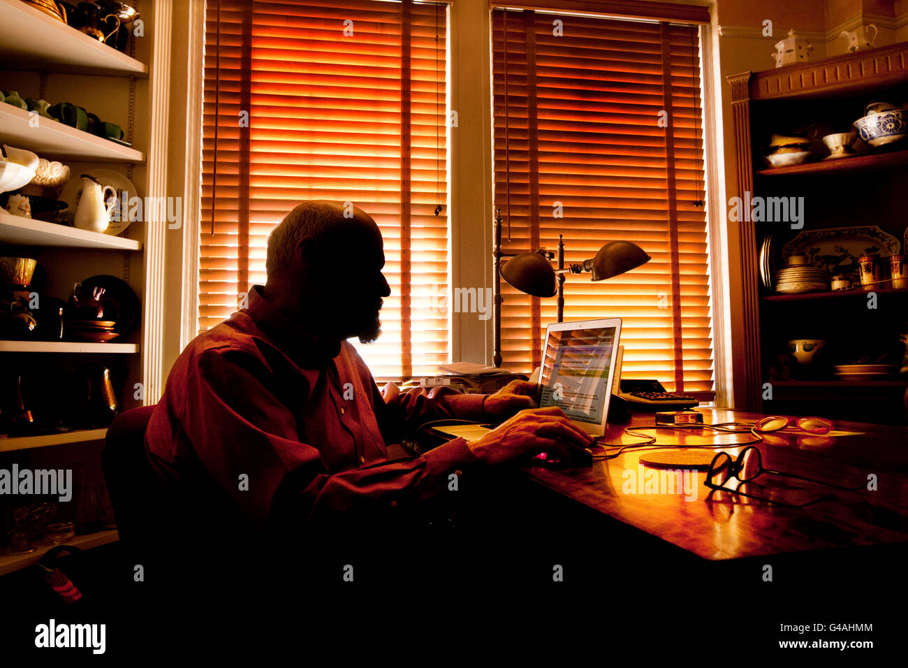 Crime novelist Lawrence Block poses for the photographer in his ...