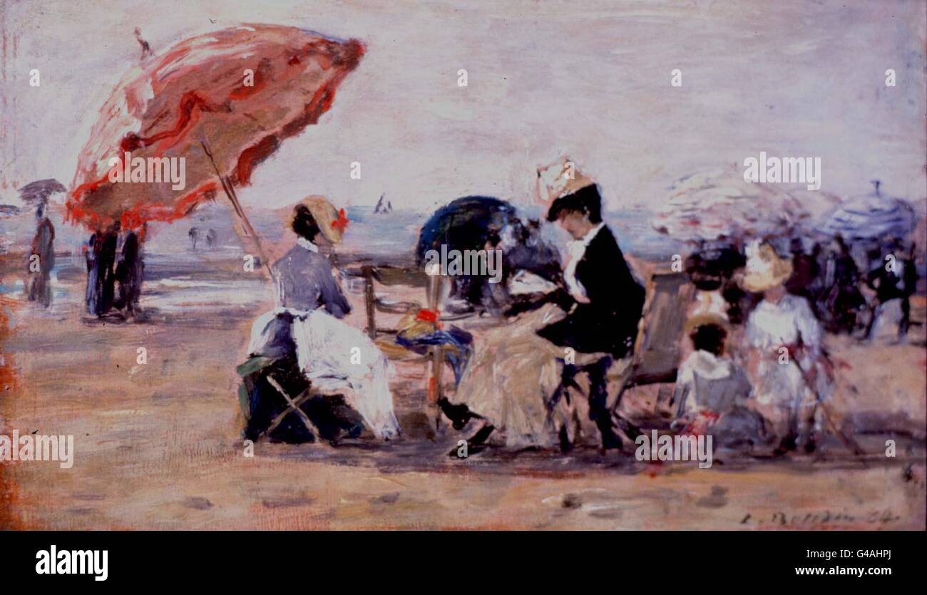 Beech at Trouville by Eugene Boudin (1824-1898), 1 of 87 works of art ...