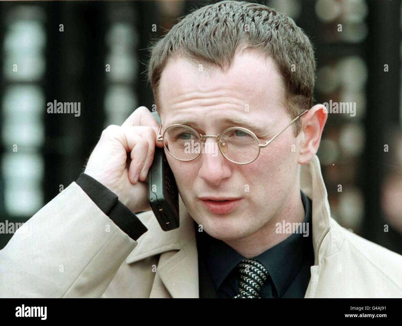 Lee Clegg's legal adviser Simon Mackay outside Belfast High Court today ...
