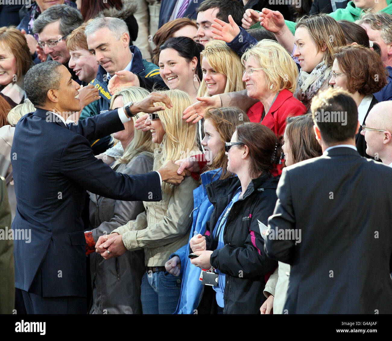 President Obama visit to Ireland - Day One Stock Photo - Alamy